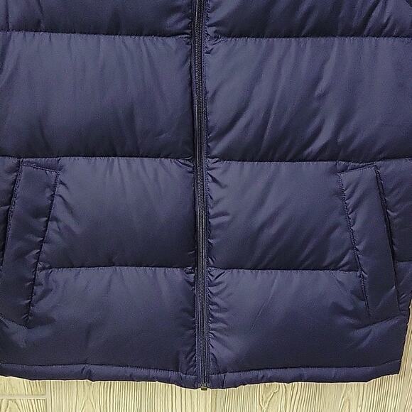 Lands' End | Jackets & Coats | Lands End Down Navy Puffer Vest Mens ...